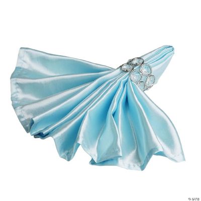 50 Pcs 20" Satin Napkins Wedding Party Catering Table Top Supplies ...