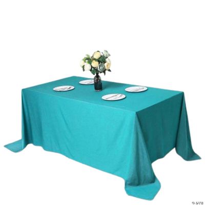 12 Pcs 90"X132" Polyester Tablecloths Wedding Party Table Linens Events ...