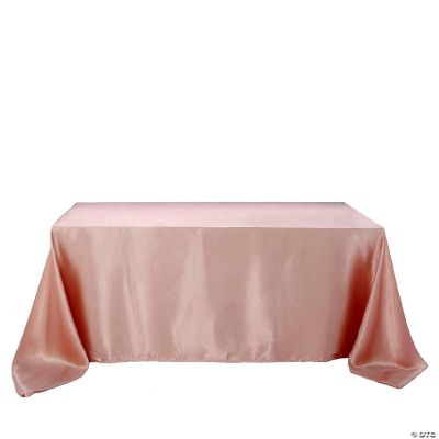10 Pcs 90X156" Satin Rectangular Tablecloths Wedding Catering Dining ...