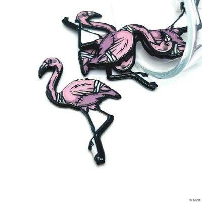 20 Pcs Spooky Flamingo Charms | Oriental Trading