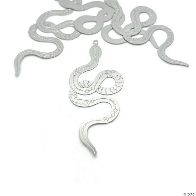20 Pcs Steel Snake Pendants | Oriental Trading
