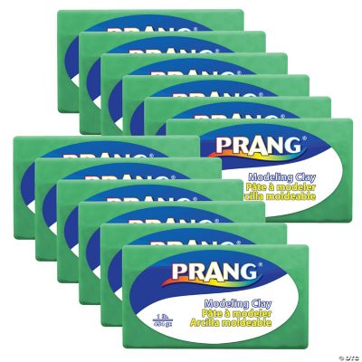Prang Modeling Clay, 1 lb. Per Pack, Green, Pack of 12 | Oriental Trading
