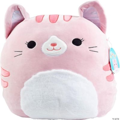 Squishmallow Large 16" Laura The Pink Cat Plush - Collectible Kitty ...