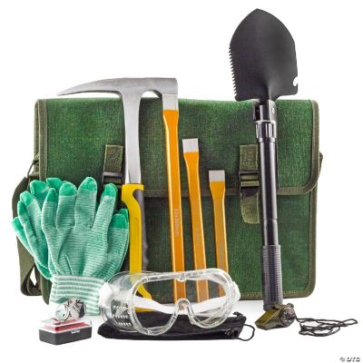 Rockhound & Rock Mining Kit Deluxe 15pc Gift Set, Hammer, Chisels ...