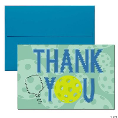 AmandaCreation Thank You Pickleball Blank Folded Greeting Card 2 pc ...