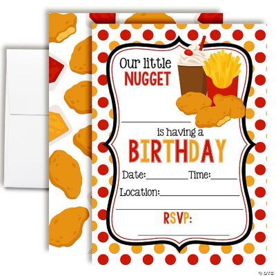 AmandaCreation Our Little Nugget Chicken Nugget Birthday Party ...
