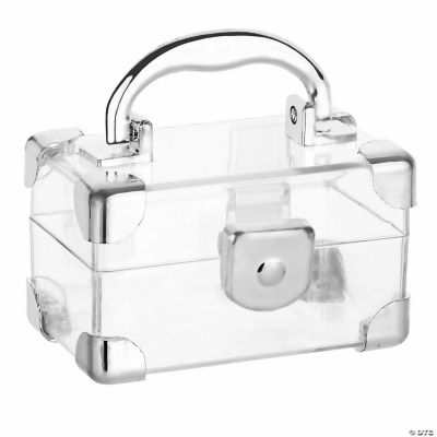 Treasure Chest Box Shaped Acrylic Candy Boxes 16 Pack 2.75"X1.65"X1.57 ...