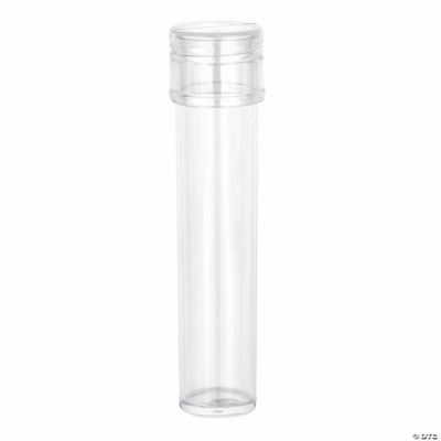 Tube Shaped Acrylic Candy Boxes 24 Pack 4.5"X0.94" | Oriental Trading
