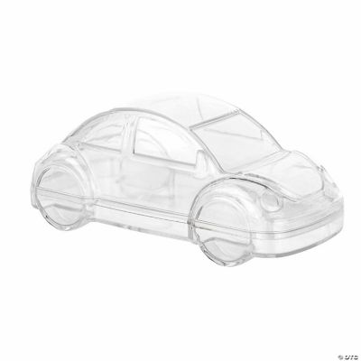 Car Shaped Acrylic Candy Boxes 16 Pack 4.56"X1.65" | Oriental Trading
