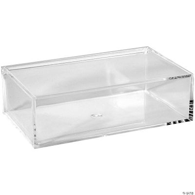 Clear Acrylic Boxes 4 Pack 6.3''X3.94''X1.97'' | Oriental Trading