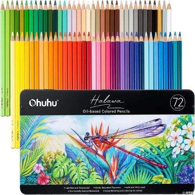 Ohuhu Colored Pencils: 72 Oil-based Drawing Pencils for Coloring ...