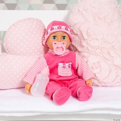 Bayer Design First Words 15' Baby Doll in Pink | Oriental Trading