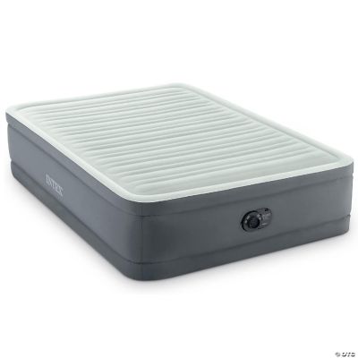 Intex Premaire I Elevated Airbed - Full - Gray, 18" Inflatable Mattress ...