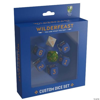 Modiphius Wilderfeast Custom Dice Set - 7Pc (5X D6, 1X D8, 1X D20)