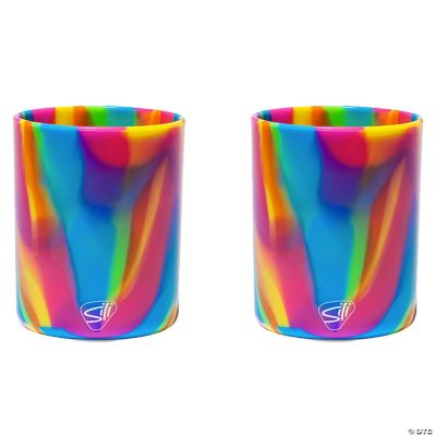 Silipint: Silicone Rocks Glasses 12Oz: 2 Pk - Hippie Hops