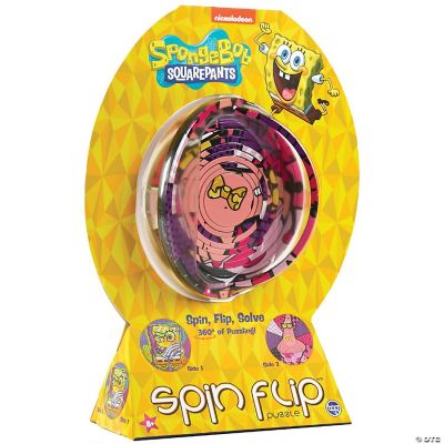 Spin Flip Puzzle: Spongebob & Patrick - 12 Rings, 2-In-1: Double-Sided ...