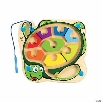 Hape Totally Amazing Colorback Sea Turtle Bead Wooden Maze Puzzle ...