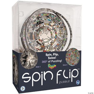 Spin Flip Puzzle: Charles Fazzino 2L- 14 Rings - 2-In-1: Double-Sided ...