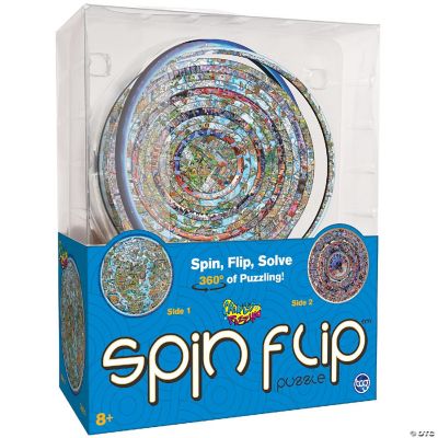 Spin Flip Puzzle: Charles Fazzino- 2-In-1: Double-Sided Puzzle,8 ...