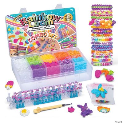 Rainbow Loom: Combo Set Features 4,000 Rubber Bands, Ages 7+ | Oriental ...