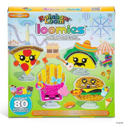 Rainbow Loom: Loomies Food Figurines 4 Character Rubber Band Kit, Ages ...