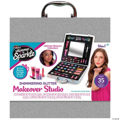 Cra-Z-Art Shimmer ‘N Sparkle: Glitter Makeover Studio Beauty Kit, Ages 8+