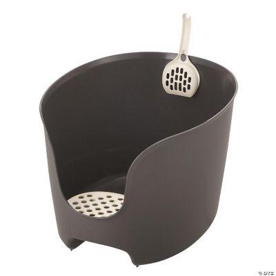 Paw Trax High Wall Cat Litter Box, Brown | Oriental Trading