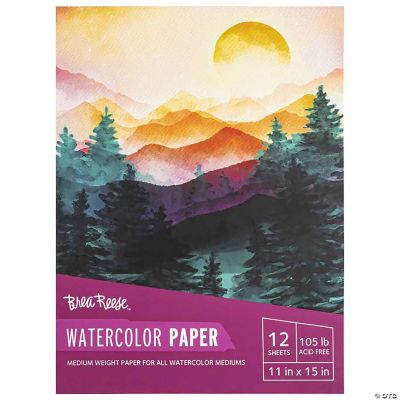 Brea Reese: Watercolor Paper Pad 50 Sheets - 11X15" - 105Lb | Oriental ...