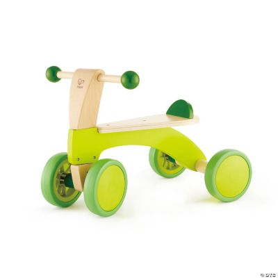 Hape: Scoot Around Ride-On Wood Balance Bike In Bright Green, Ages 1+ | Oriental Trading