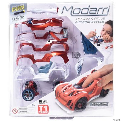 Modarri: T1 Track Car - Deluxe Single Diy Design & Build Toy Car,Ages 6 ...