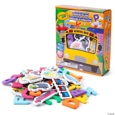 Crayola Abc Matching Magnet Set – 52Pc Alphabet & Image Foam Magnets ...