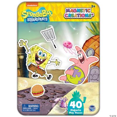 Magnetic Creations Tin: Spongebob - Creative Storytelling Playset,Ages ...