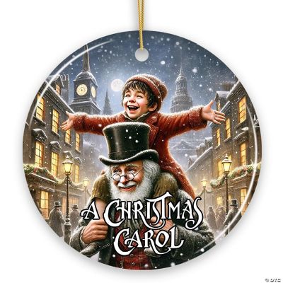 Scrooge and Tiny Tim Ornament, A Christmas Carol Victorian Gift and Tree Decor, OrnamentallyYou ...
