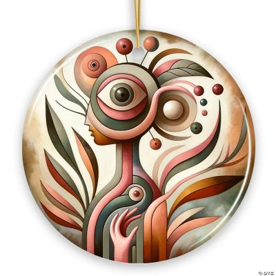Modern Abstract Art Ceramic Ornament, Surrealism Painting Decor And ...