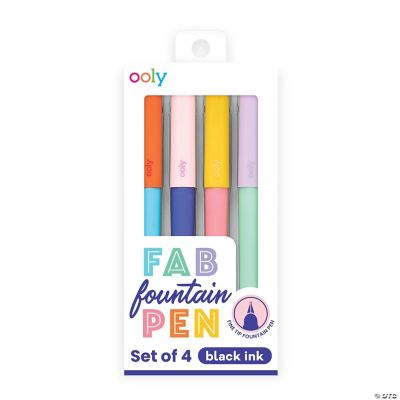 Fab Fountain Pens - Set of 4 / Default Title | Oriental Trading