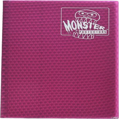 Monster Binder - 9 Pocket Trading Card Album - Holofoil Pink - Holds ...