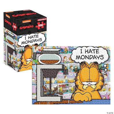 Garfield "I Hate Mondays" 500 Piece Jigsaw Puzzle (Vertical Box ...