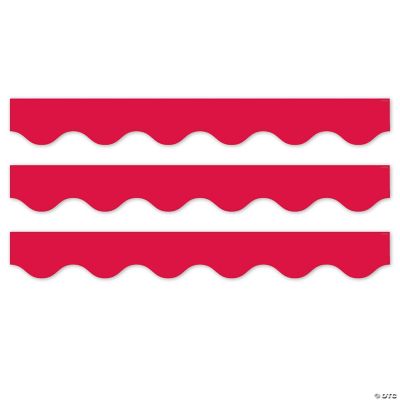 Creative Teaching Press Core Decor Red Wavy EZ Border, Bulletin Board ...
