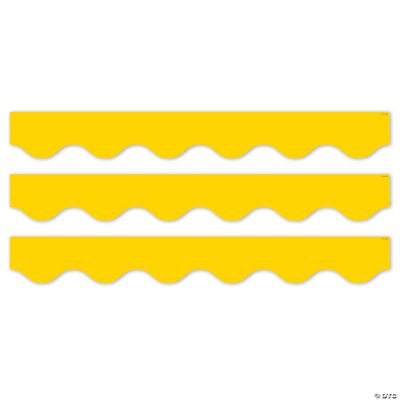 Creative Teaching Press Core Decor Yellow Wavy EZ Border, Bulletin ...