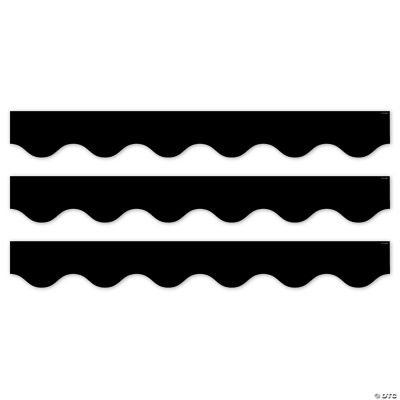 Creative Teaching Press Core Decor Black Wavy EZ Border, Bulletin Board ...