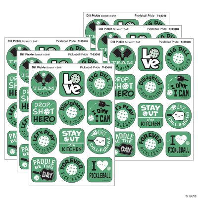 TREND Pickleball DILL-ight, Dill Pickle Scent Scratch 'n Sniff Stinky ...