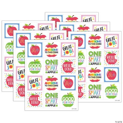 Creative Teaching Press Apple Time Apple Reward Stickers, 60 Per Pack ...