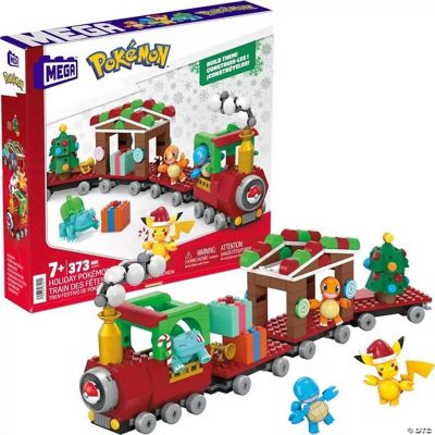 MEGA Pokémon Building Toys Set Holiday Train with 373 Pieces, 4 ...