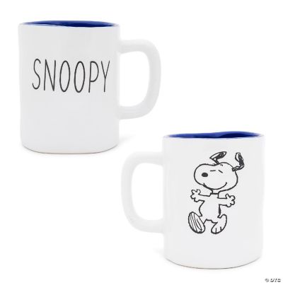 Peanuts Snoopy Ceramic Pottery Mug Holds 25 Ounces | Oriental Trading