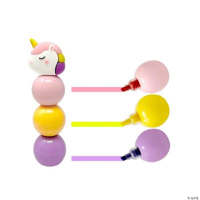 Wrapables Mini Stackable Highlighters, Cute Multi-color Markers ...