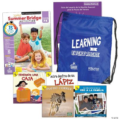 Summer Bridge Activities PreK-K Spanish Summer Learning Backpack ...