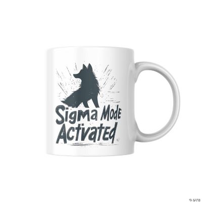 Sigma Mode Activated Mug by Dancing Littles Jungle | Oriental Trading