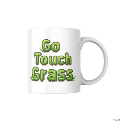 Go Touch Grass Mug by Dancing Littles Jungle | Oriental Trading