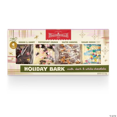 4 oz. Maud Borup ® Holiday Chocolate Bark Collection – 4 Pc.