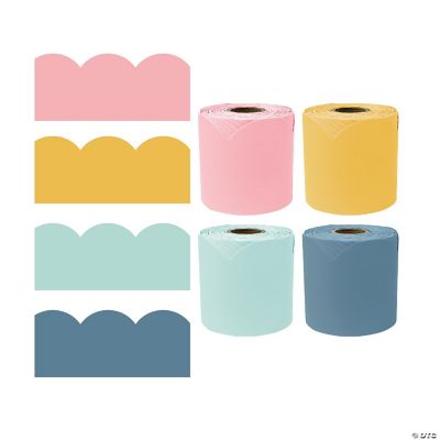 Carson Dellosa 260Ft Rolled Happy Day Bulletin Board Border Set, 4 Pack ...